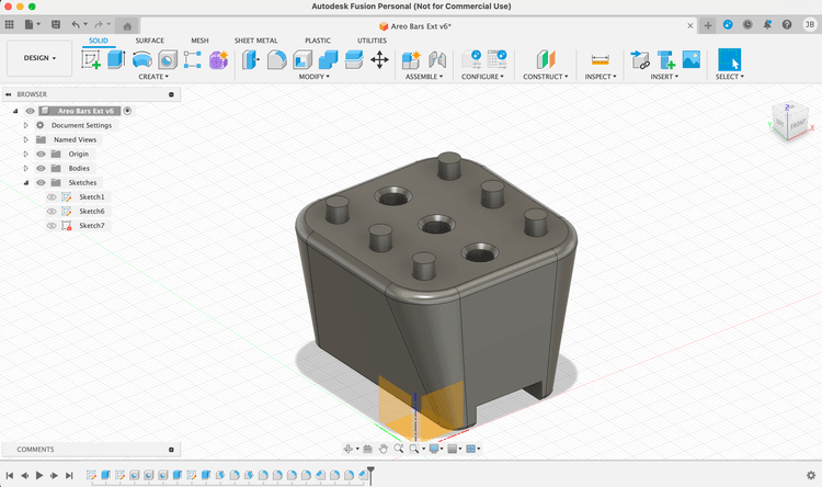 3D Printing an Aerobar Armrest Riser — Jedr Blaszyk